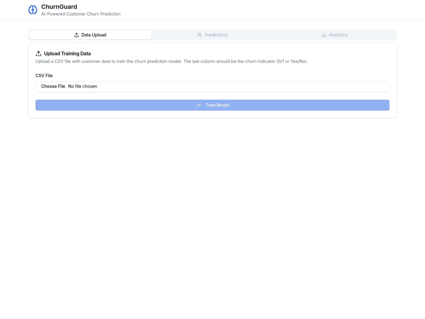 Business Customer Churn Prediction App
