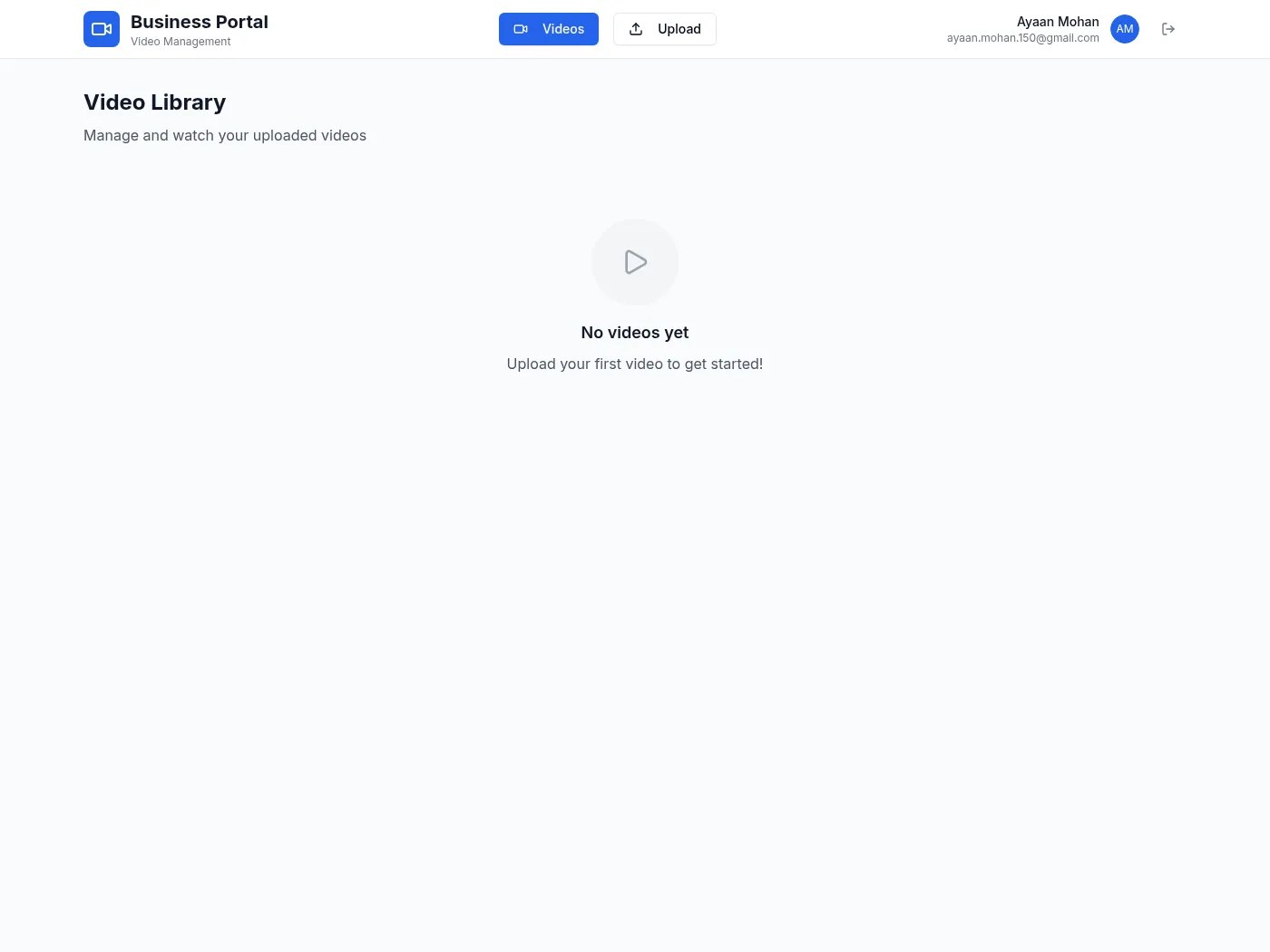 Business Video Portal