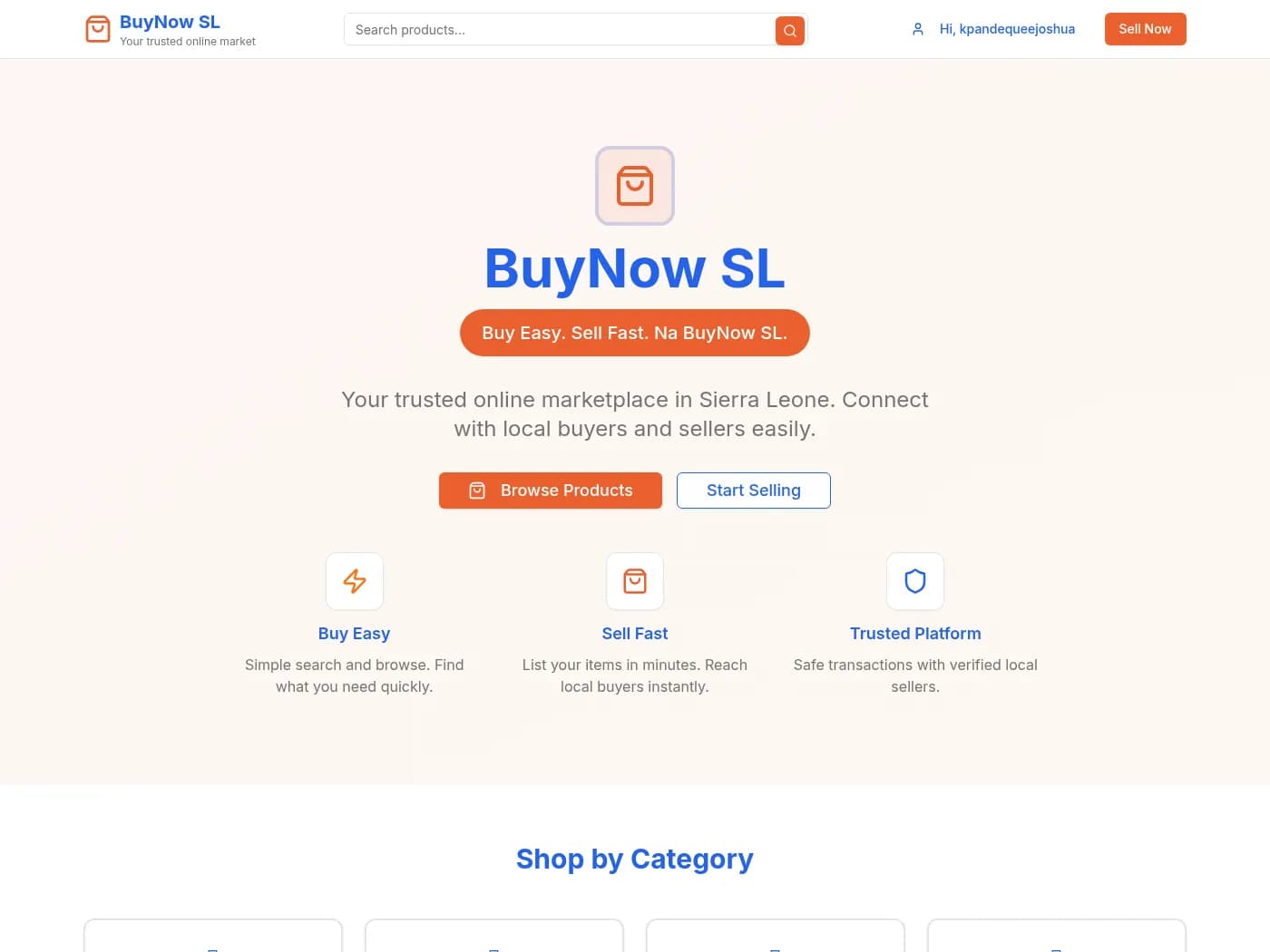 BuyNow SL: Sierra Leone's Trusted Online Marketplace