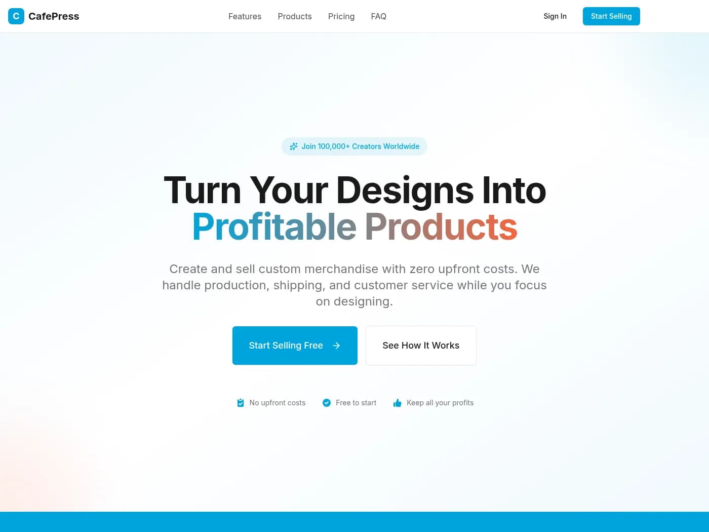 CafePress Seller Platform Clone