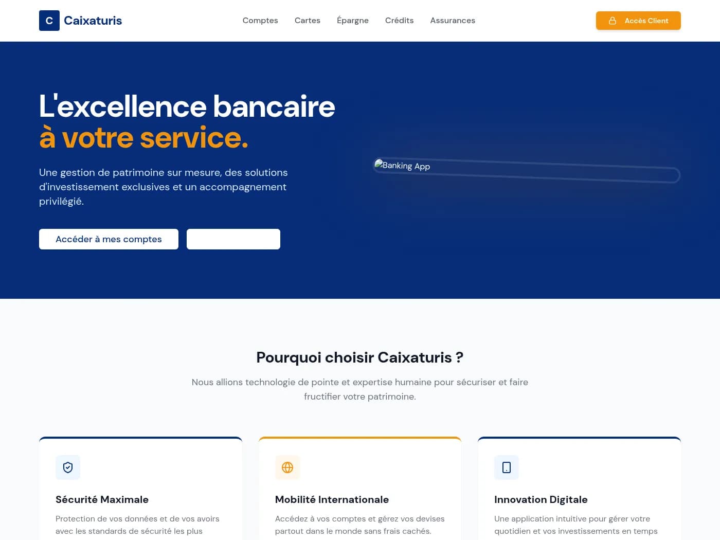 Caixaturis Client Portal
