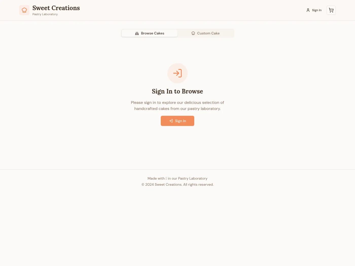 Cake Customizer App