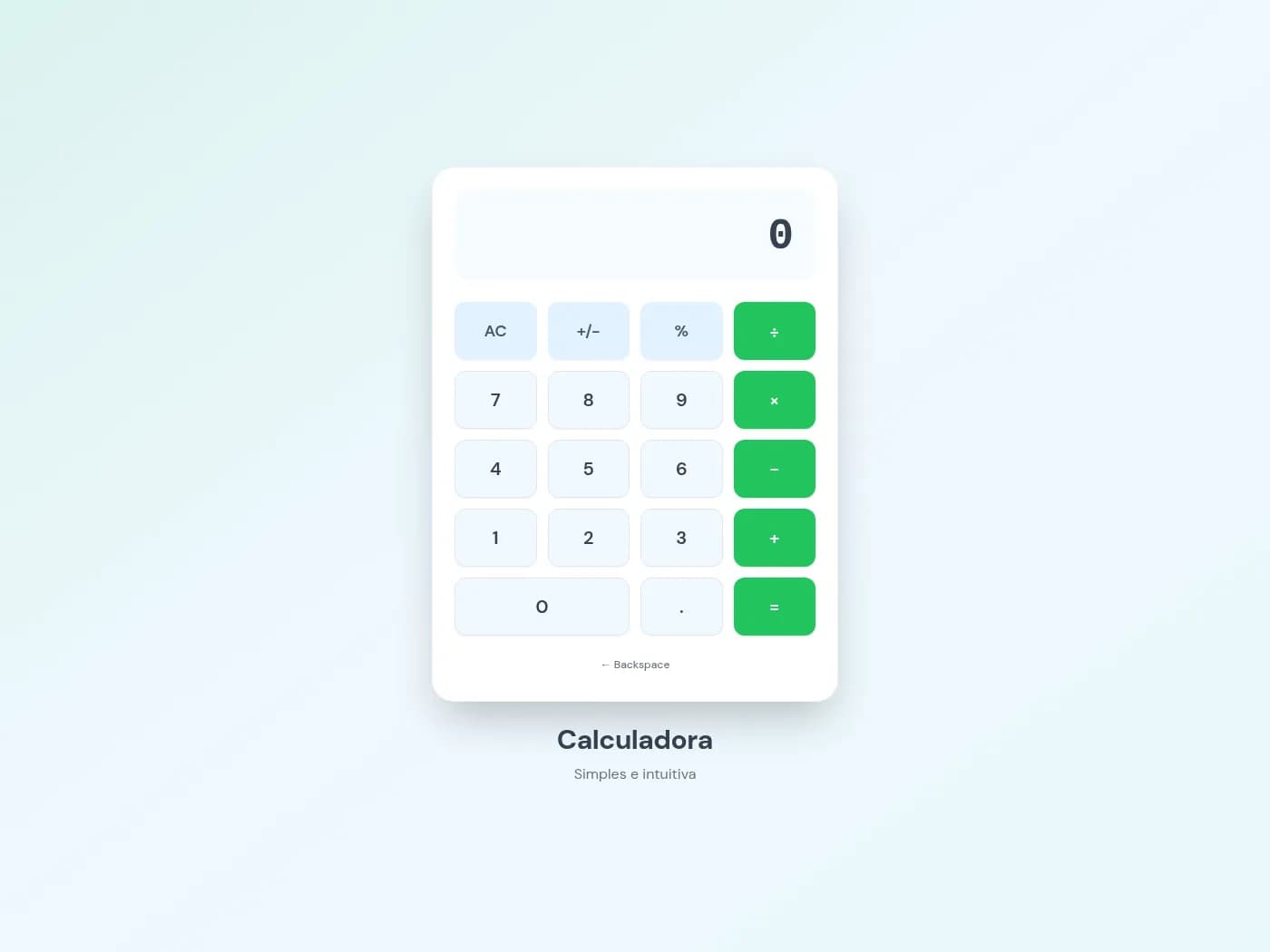 Calculadora Simples