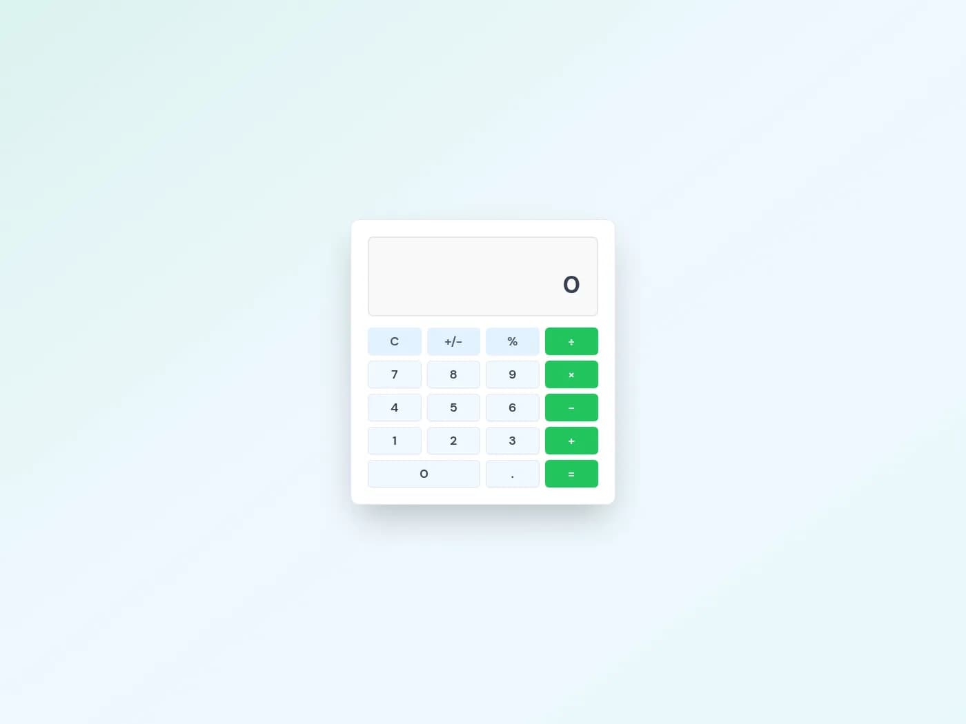 Calculadora Simples em HTML e JavaScript