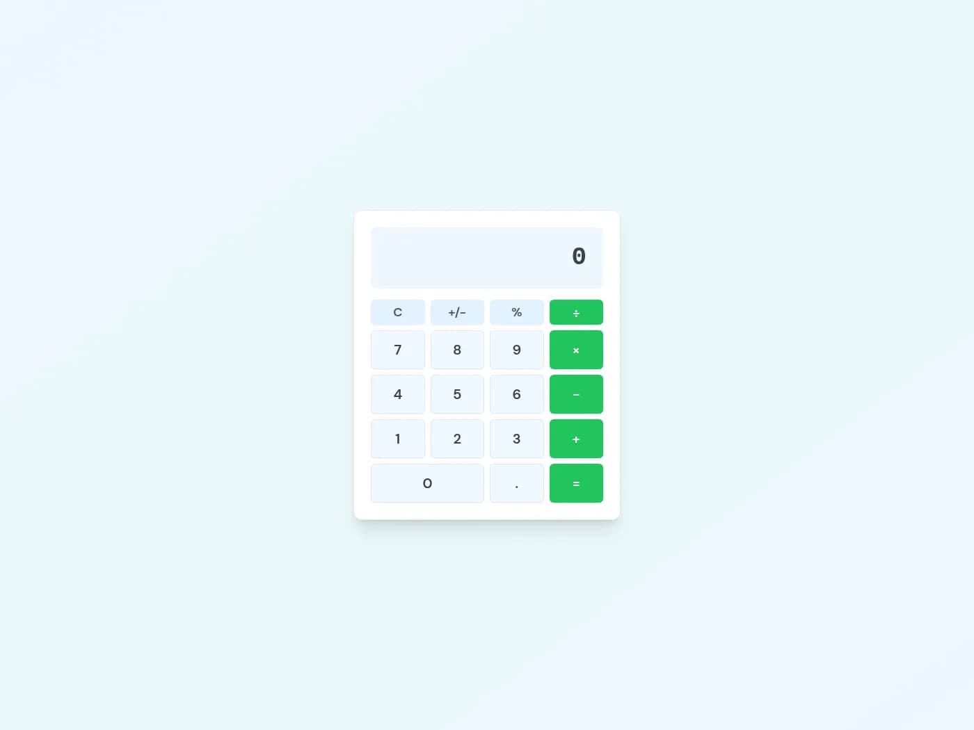 Calculadora Simples em HTML e JavaScript