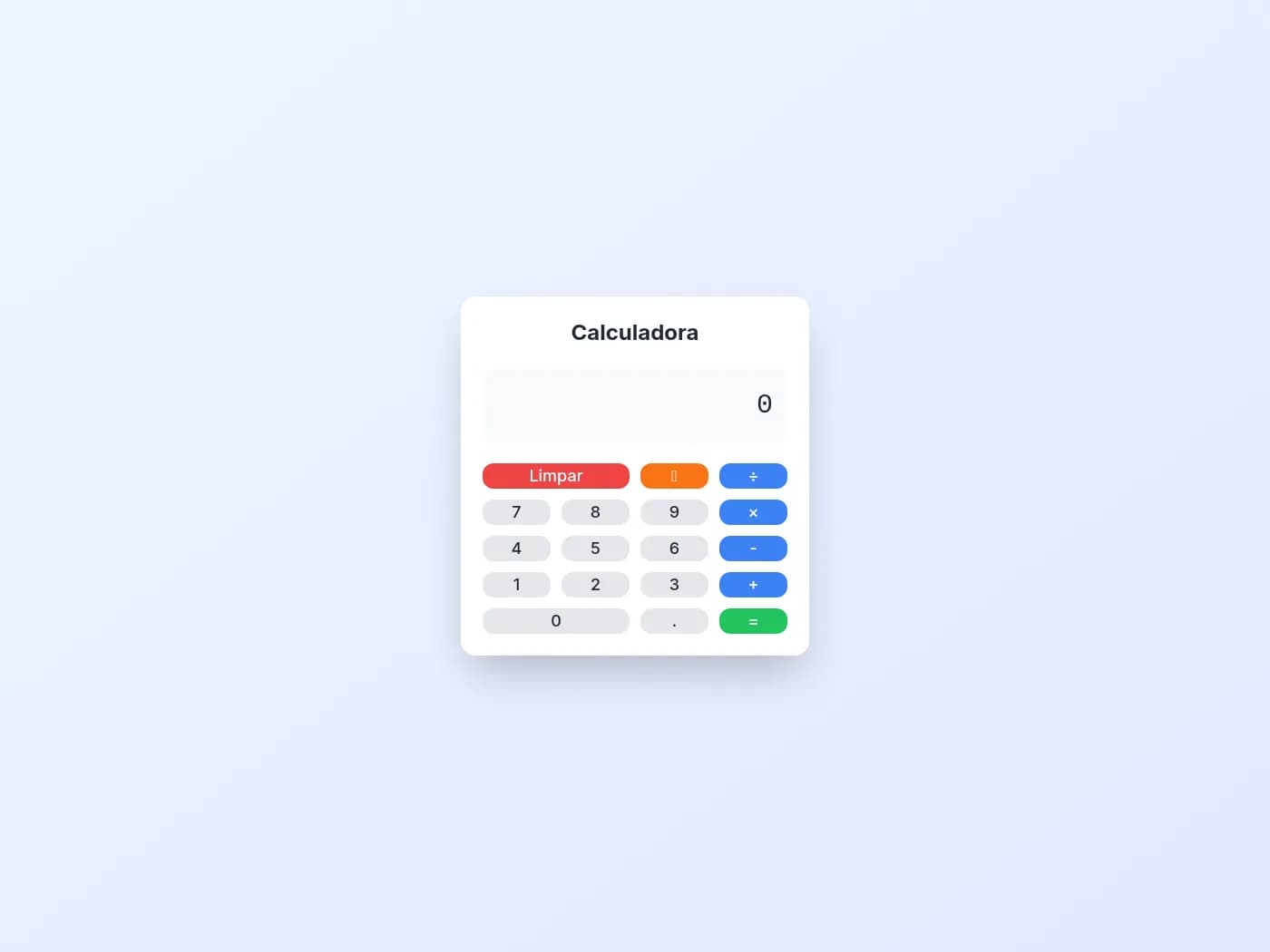 Calculadora Simples