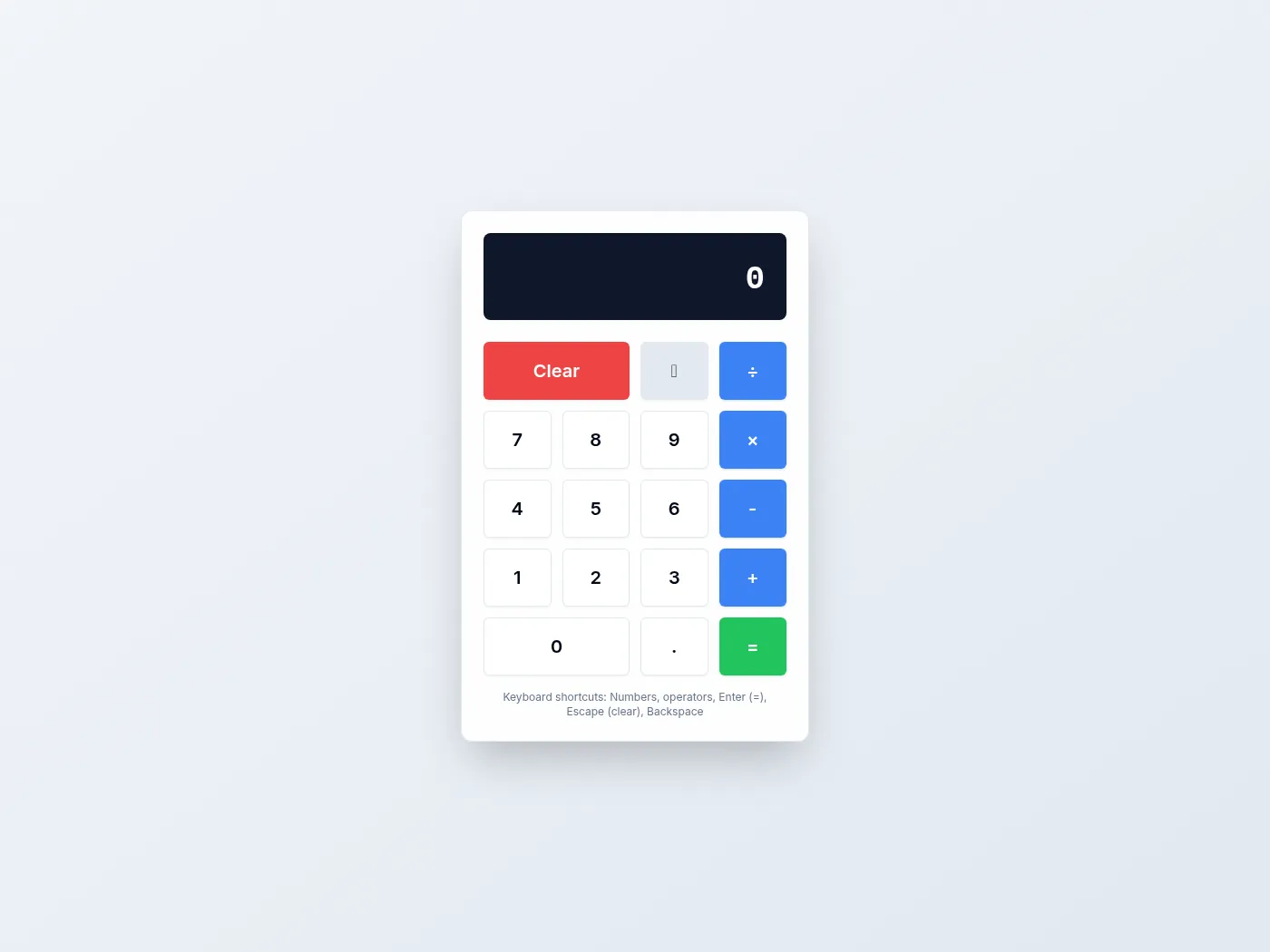 Simple Calculator App