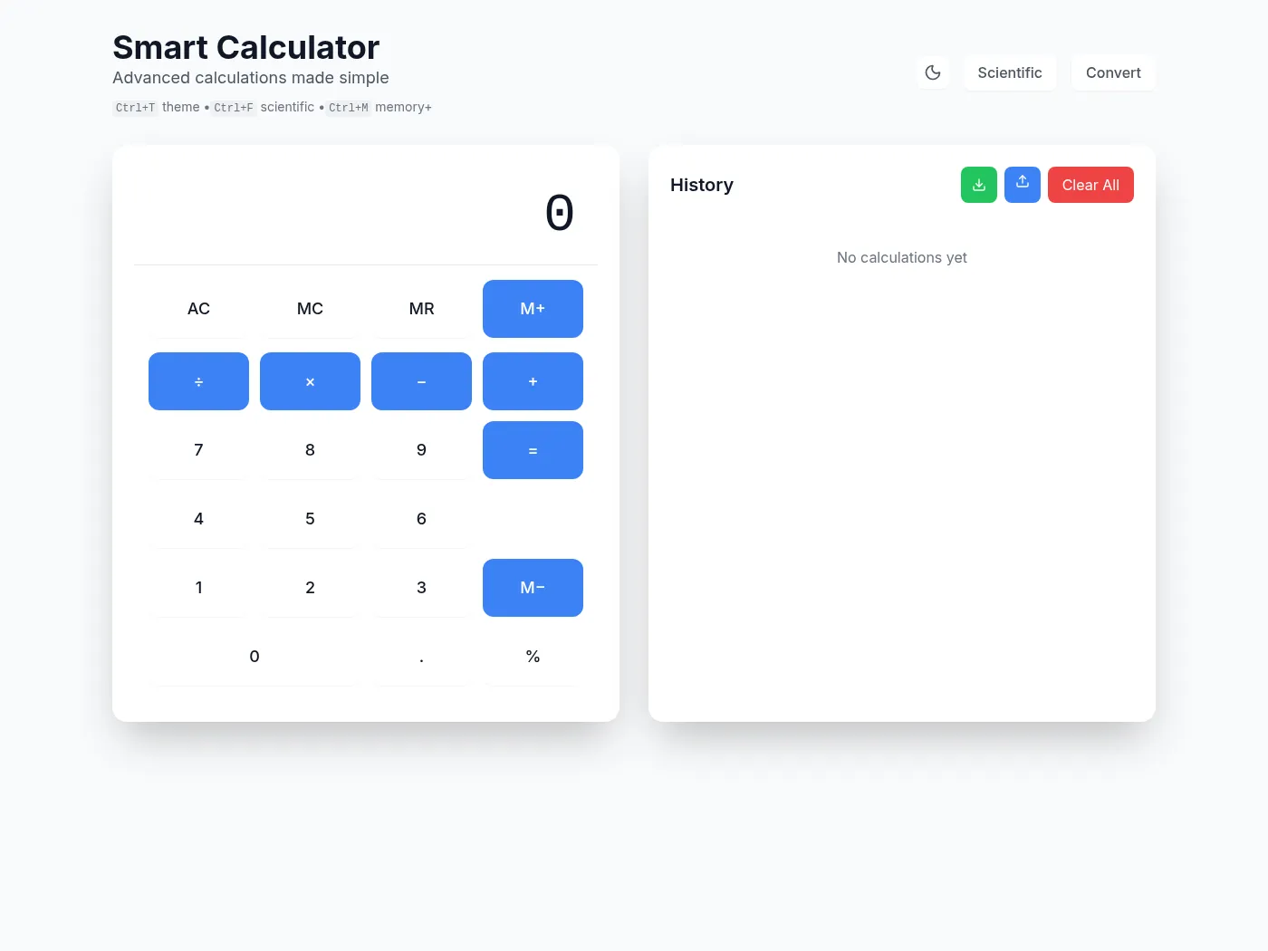 Smart Calculator App