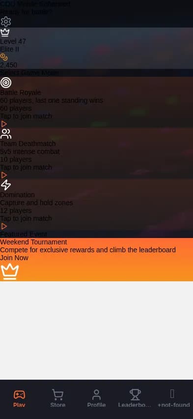 Enhanced Call of Duty Mobile Clone with Affordable Pay-to-Play Points