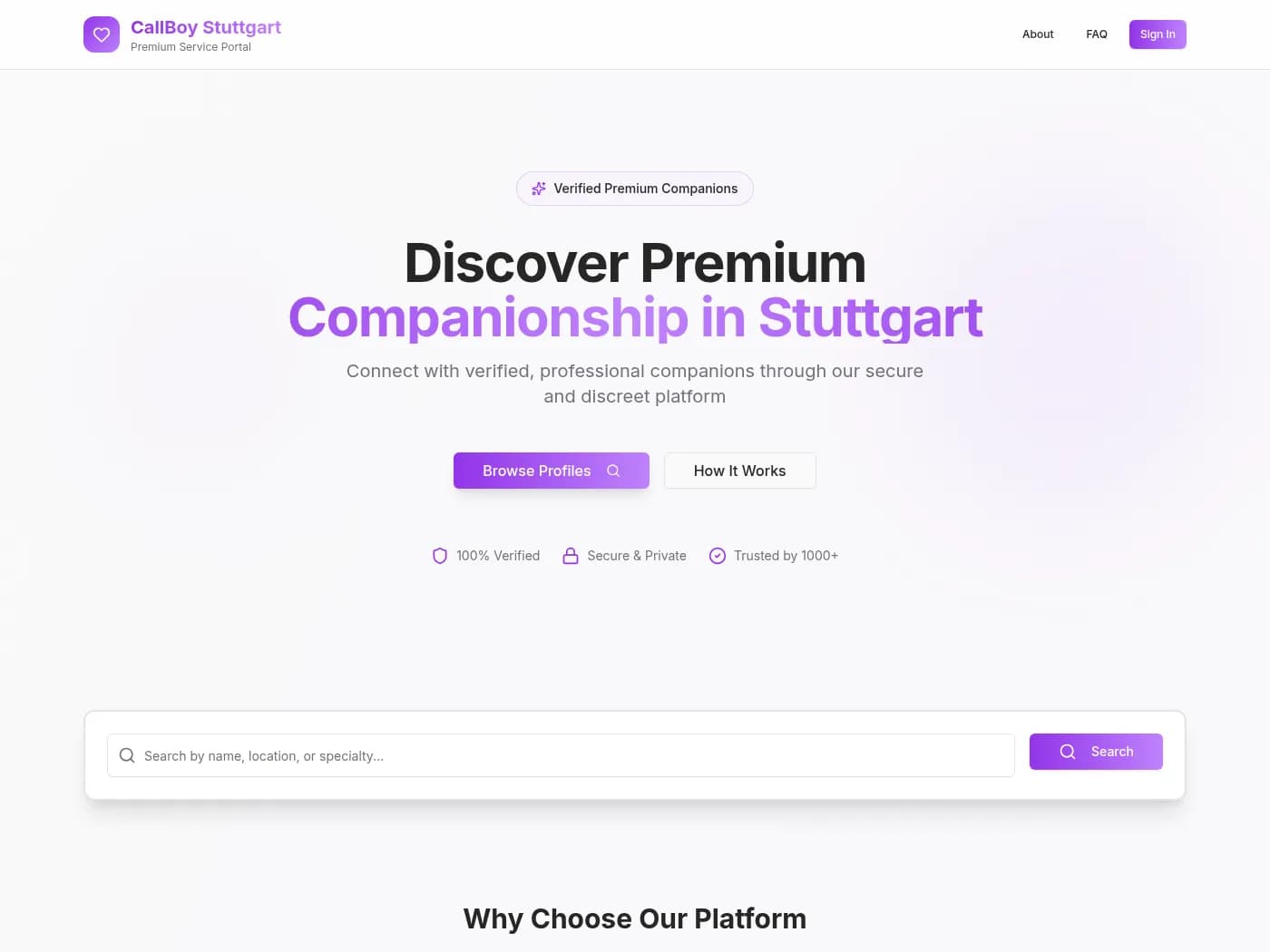 CallBoy Stuttgart Service Portal
