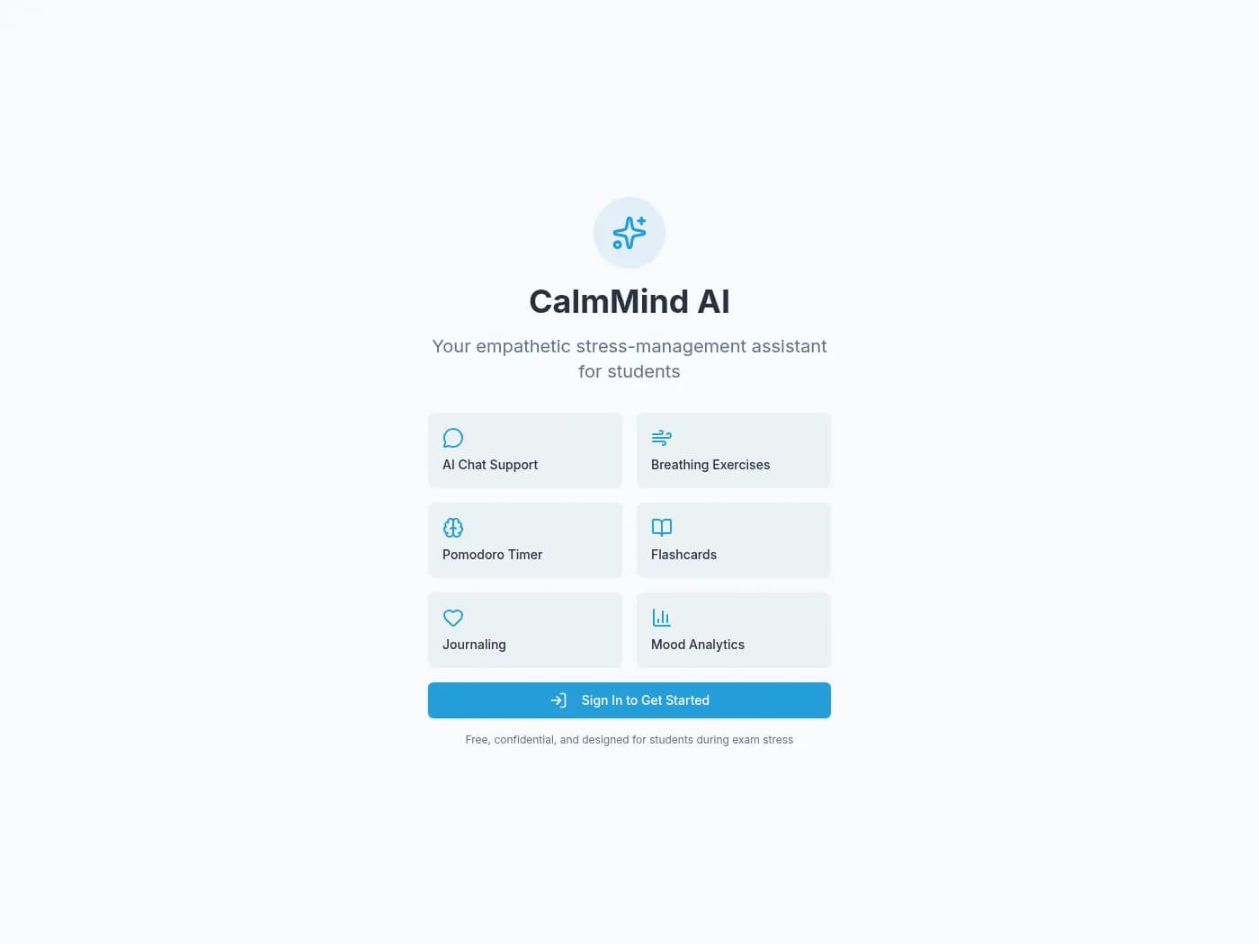 CalmMind AI: Your Empathetic Stress-Management Assistant for Students