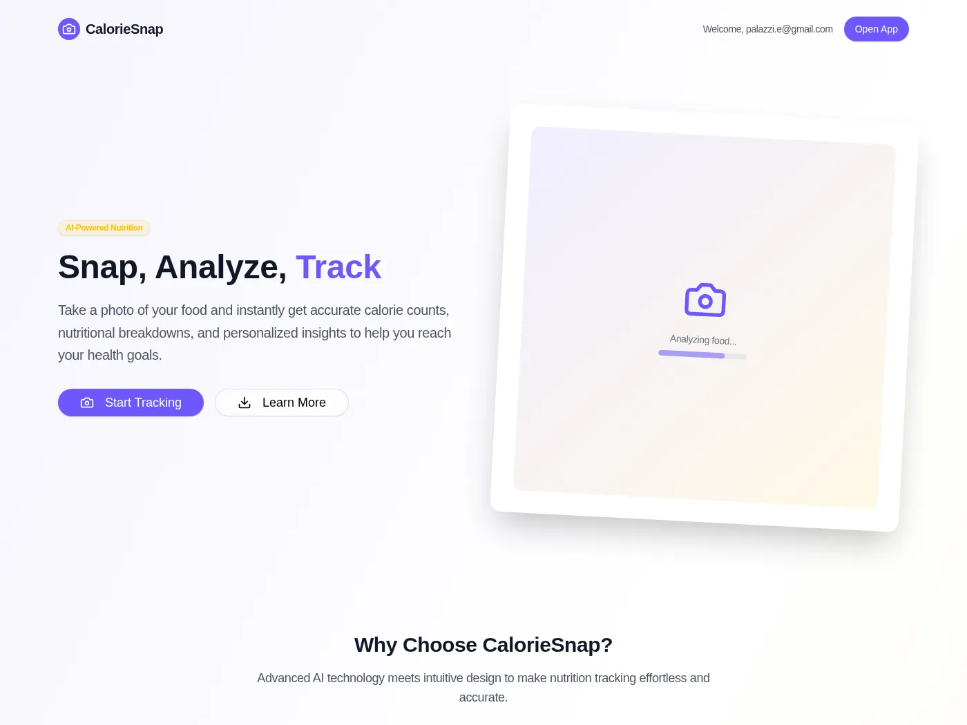 CalorieSnap: Food Calorie Estimator
