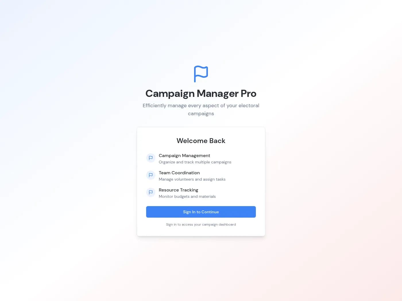 Campaign Manager Pro
