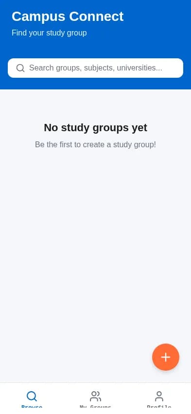 Campus Connect: Study Group Finder for University Students in Germany