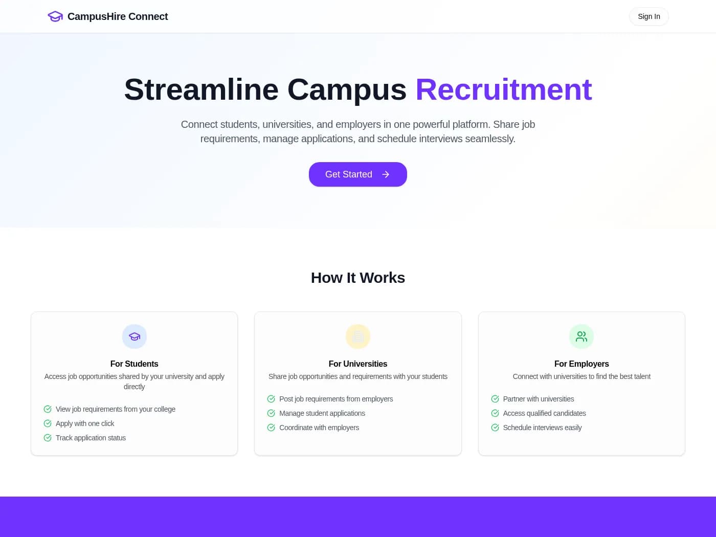 CampusHire Connect
