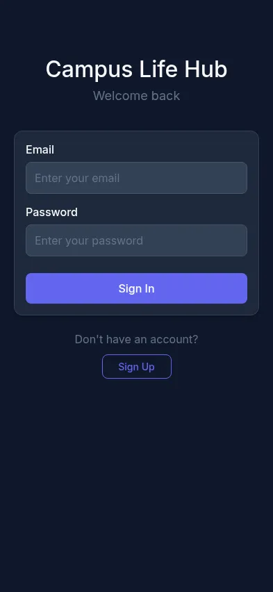 Campus Life Hub: All-in-one Student Roommate Finder, Lost & Found, and Events App