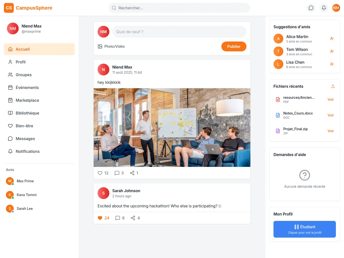 CampusSphere - The Modern Social Network for Students