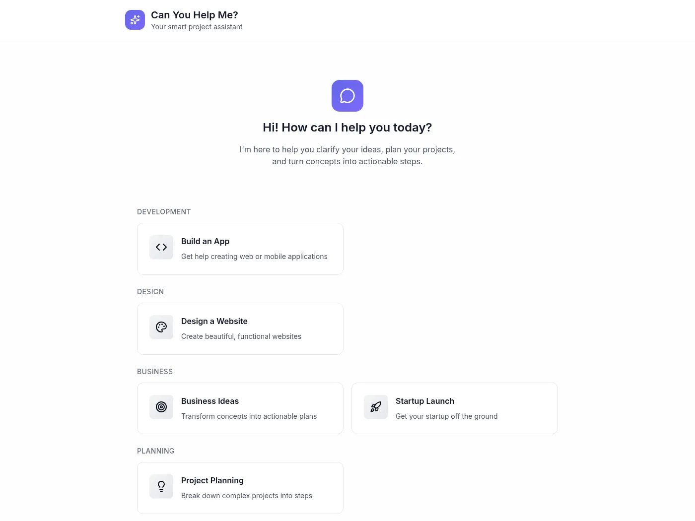 Can You Help Me? Assistant