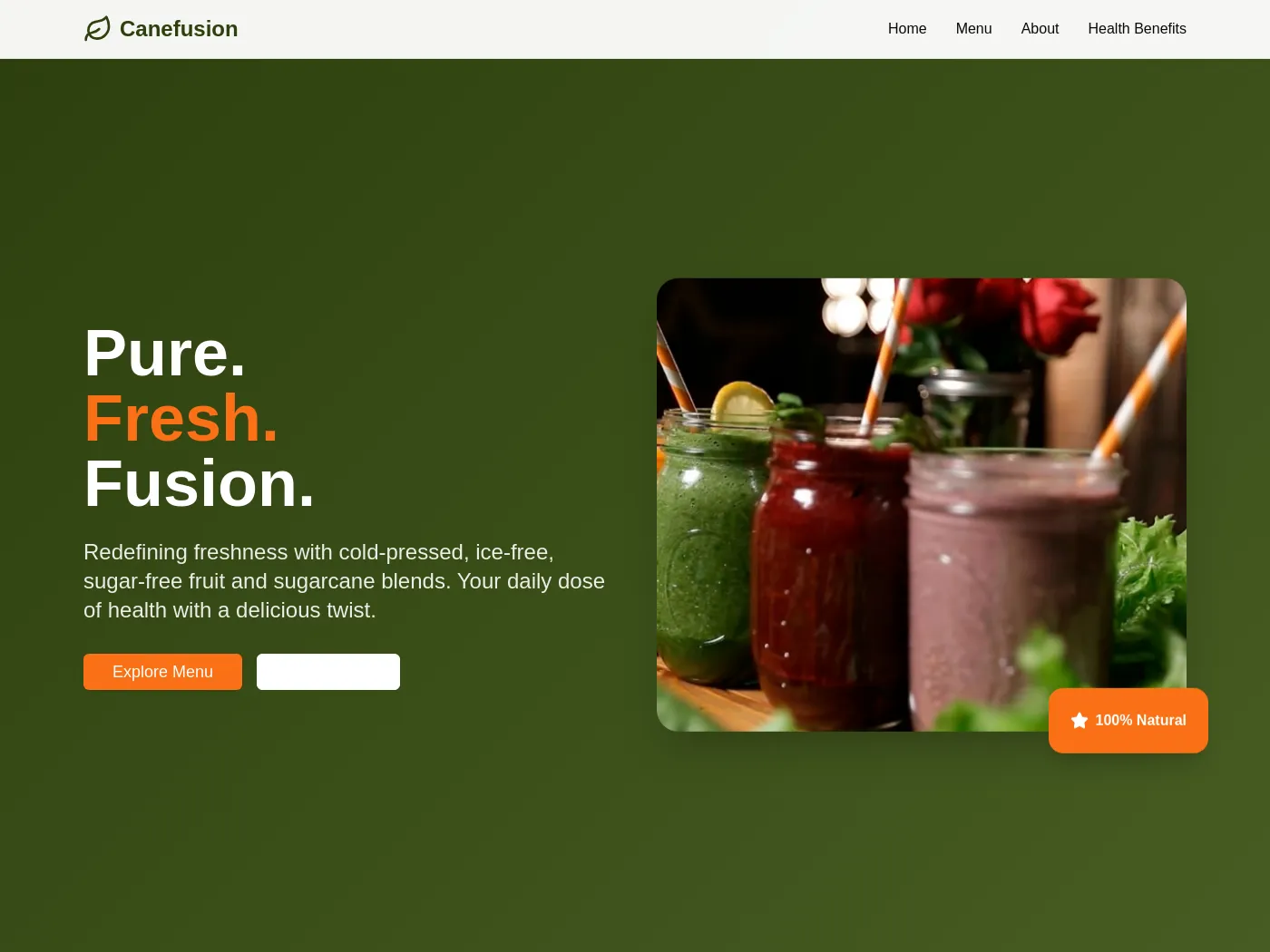Canefusion Juice Truck Web App