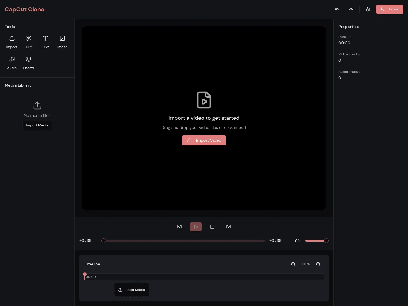 CapCut Clone - Online Video Editor