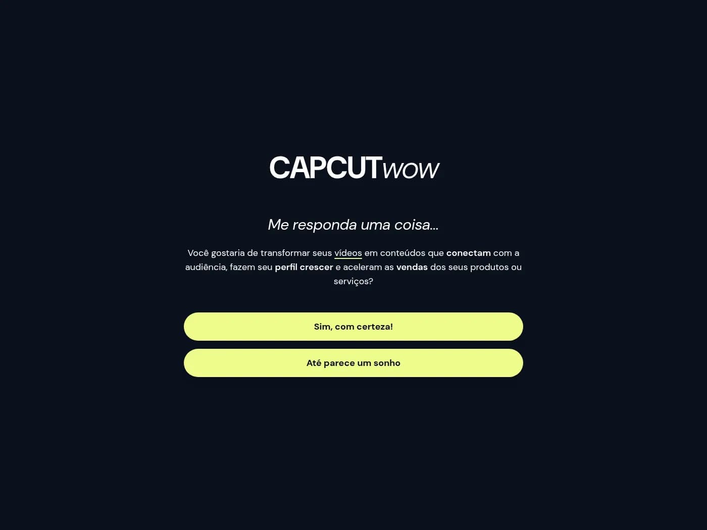 CapCutWow Web Clone