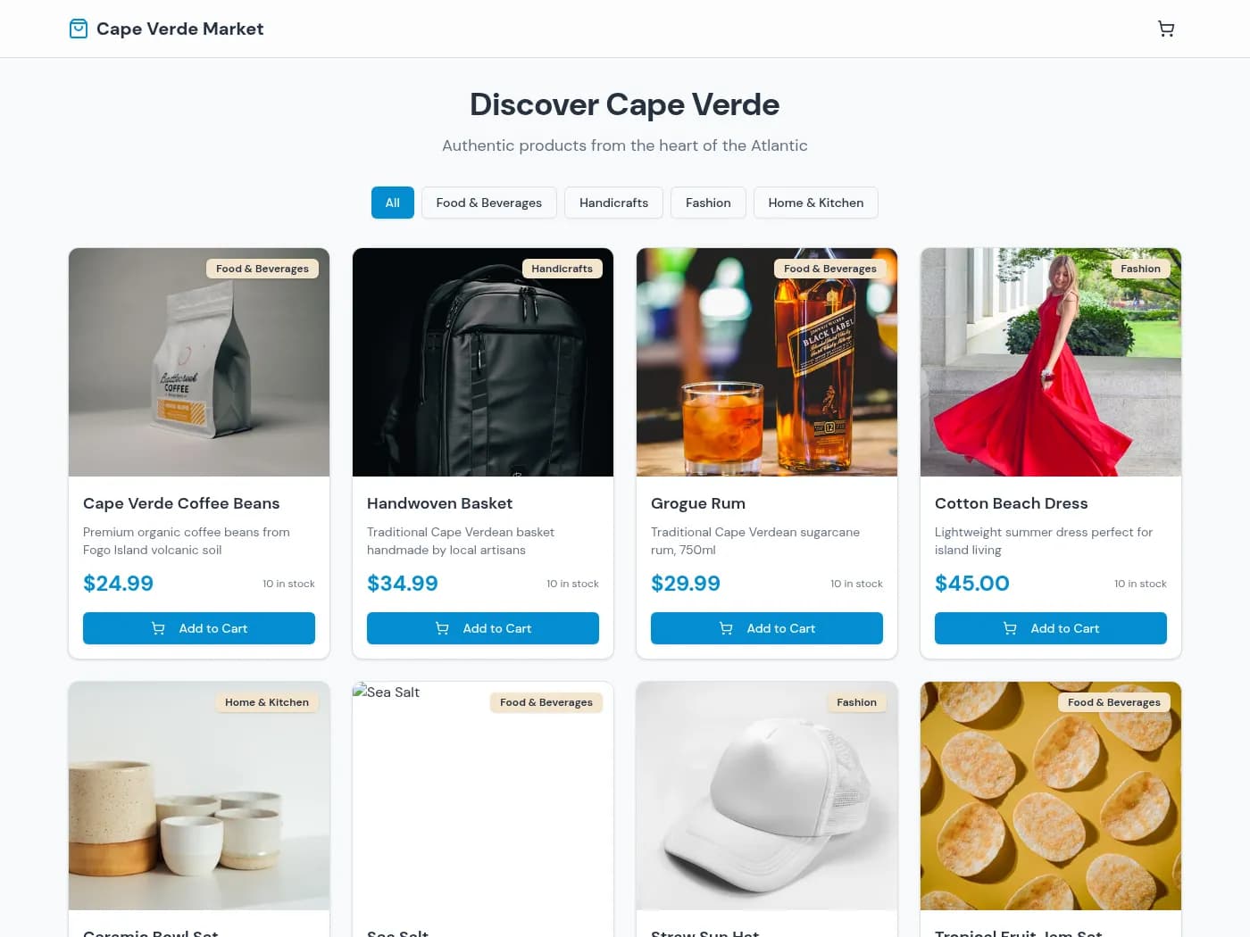 Cape Verde E-commerce Platform