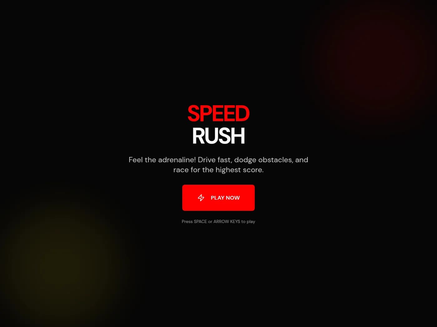 Simple Car Drive Game