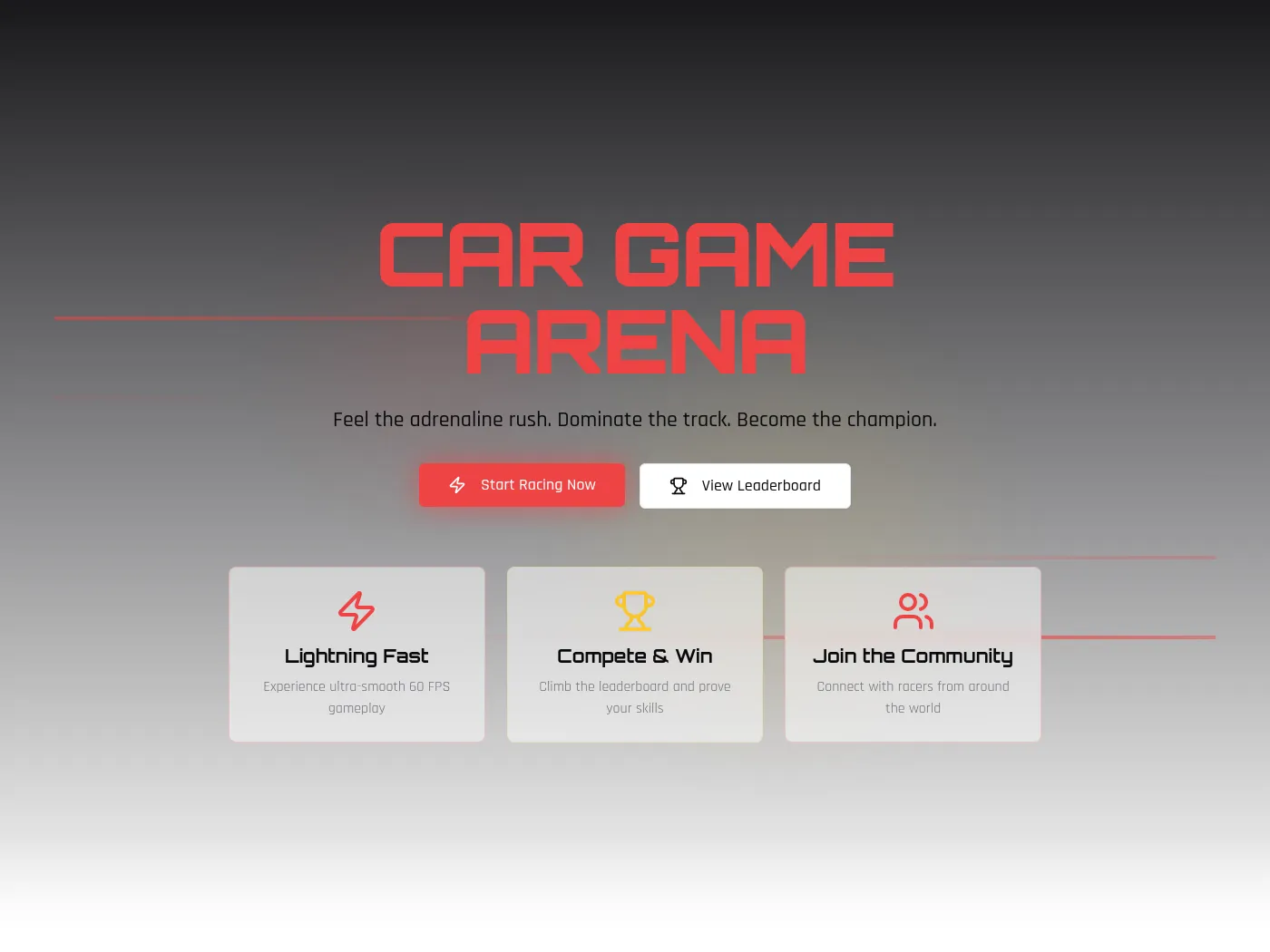 Car Game Arena