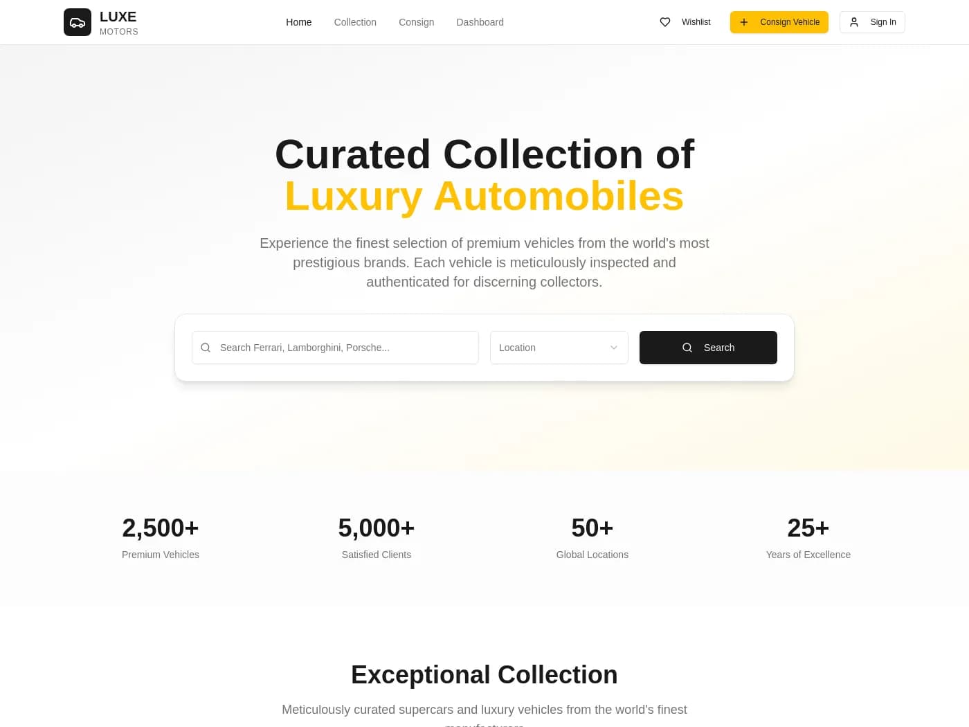 Car Marketplace Platform