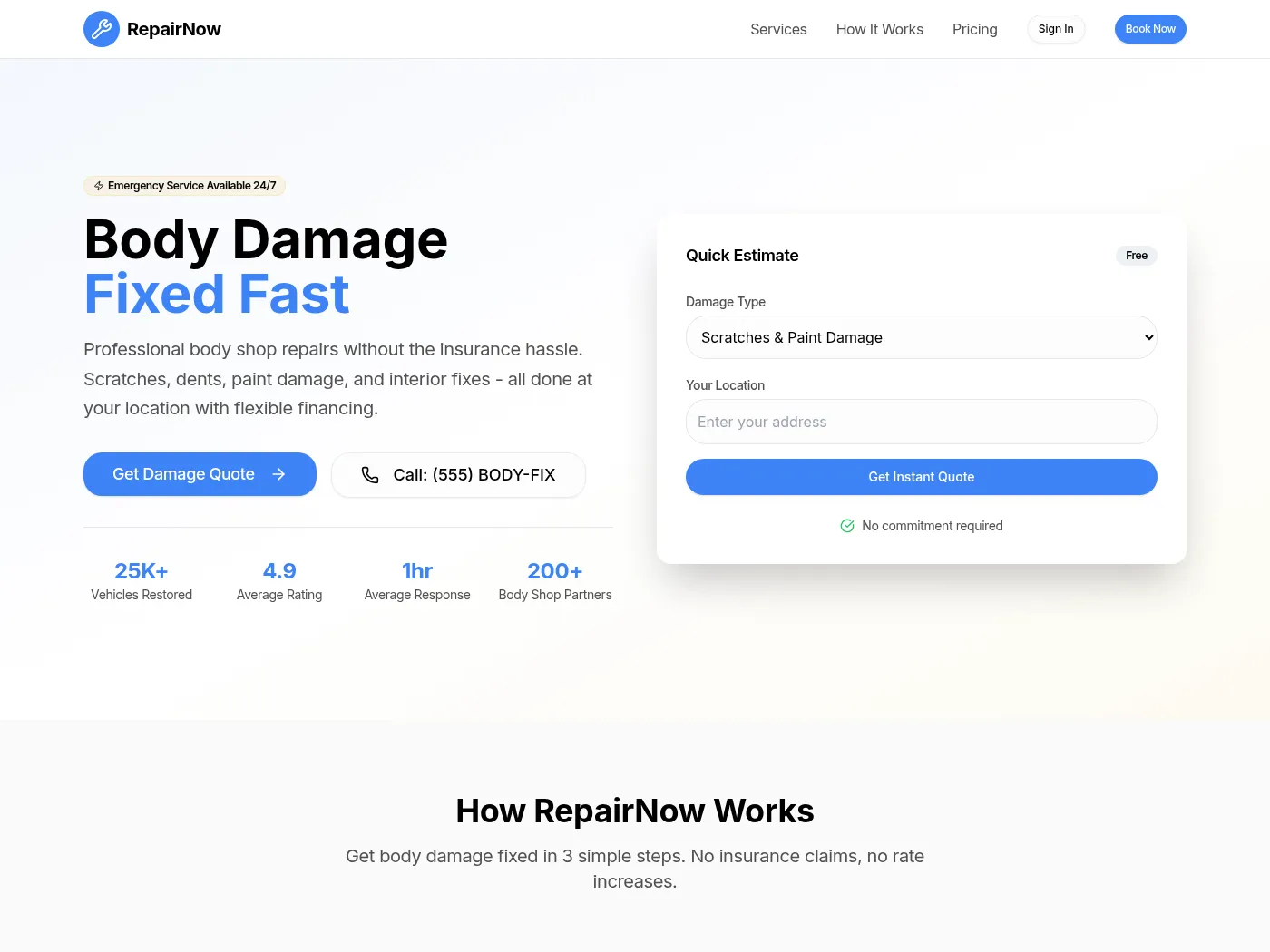 Car Repair On-Demand & Financing Platform