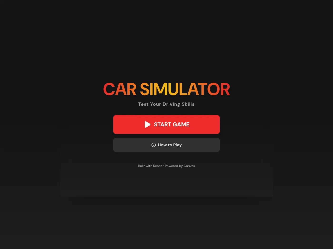 Car Simulator Game