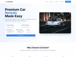 CarCash Landing Page