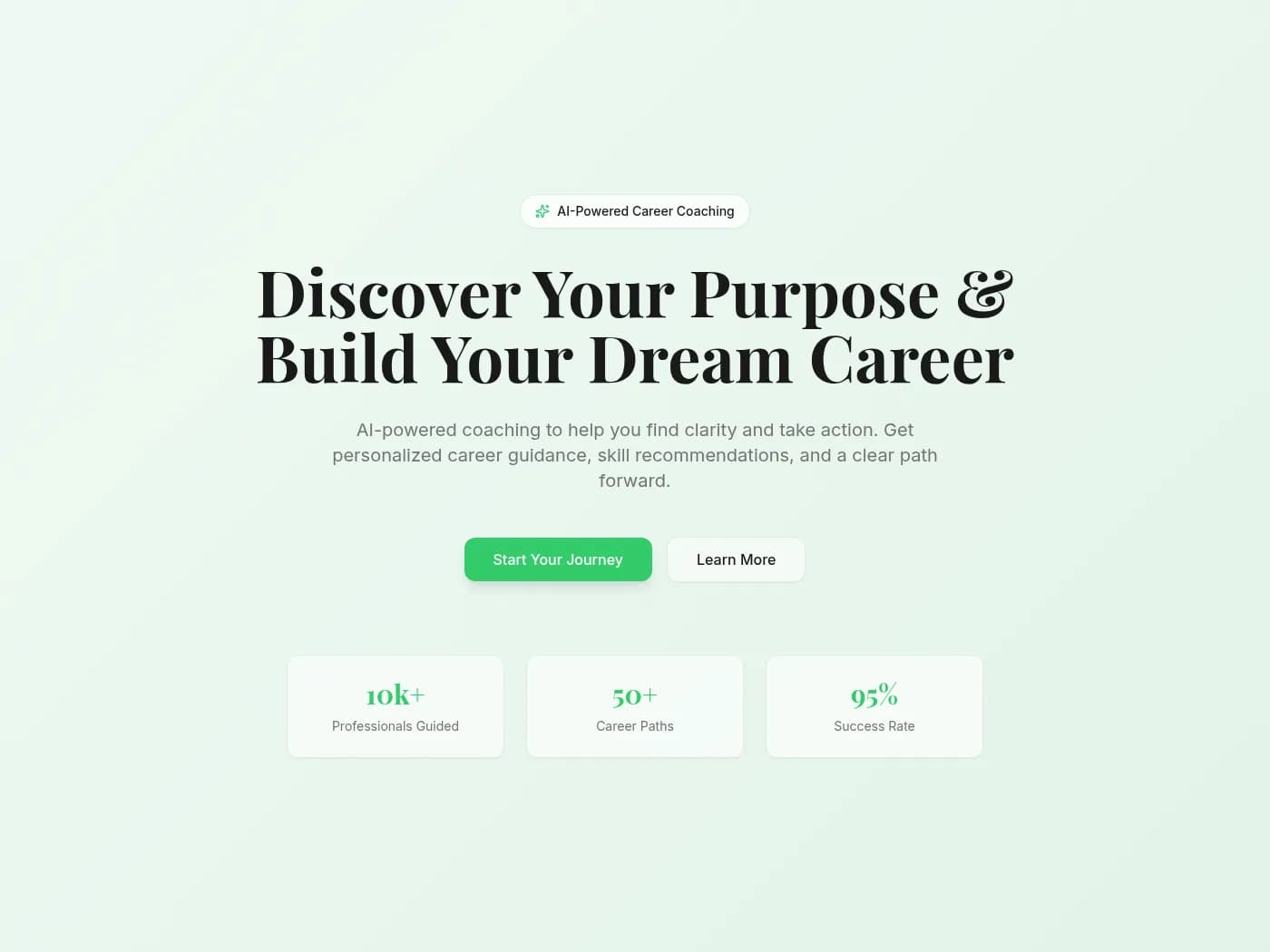 Career Clarity AI Coach: Modern Web App for Professional Growth