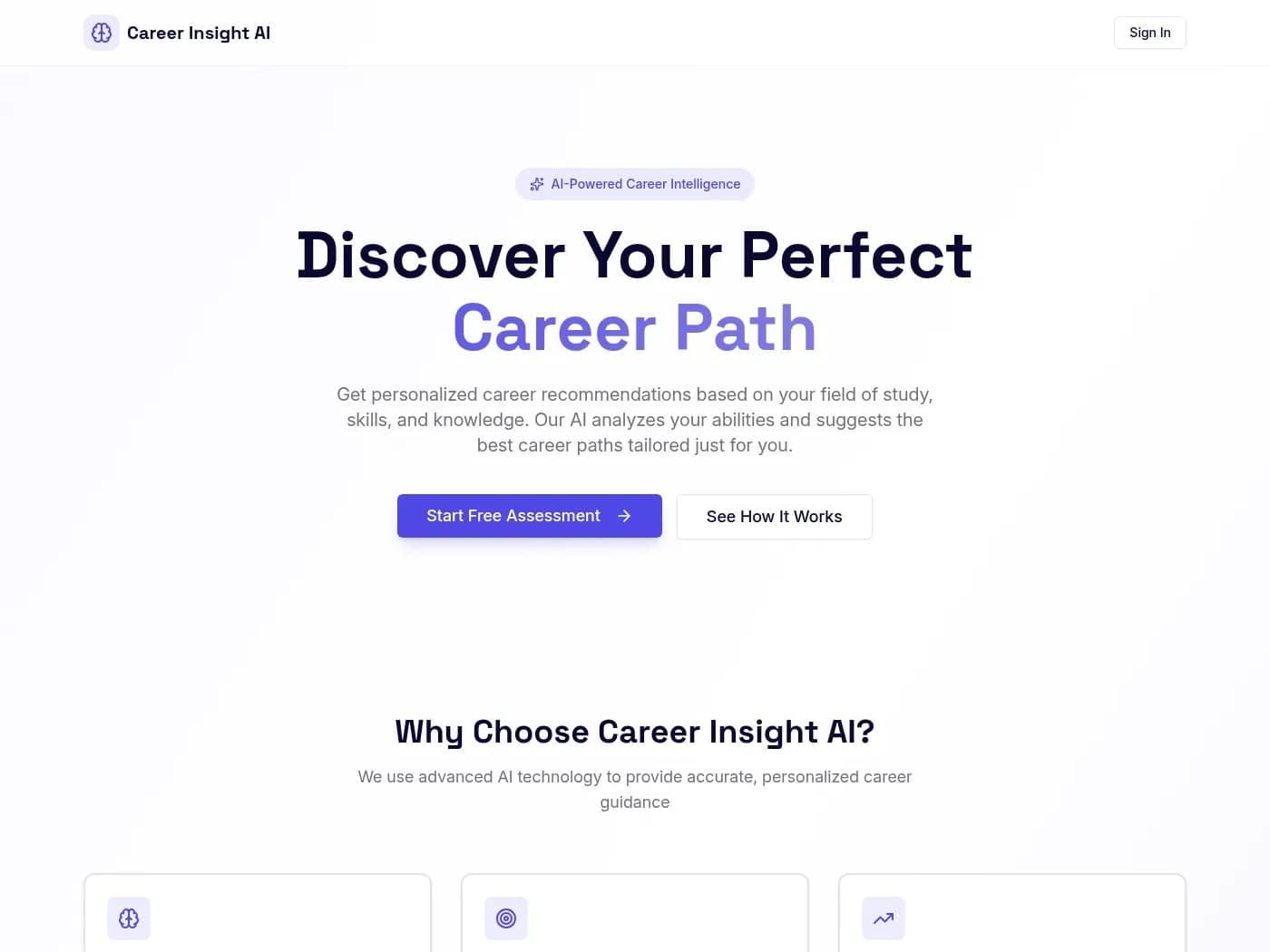Career Insight AI – Personalized Career Guidance Based on Your Skills and Knowledge
