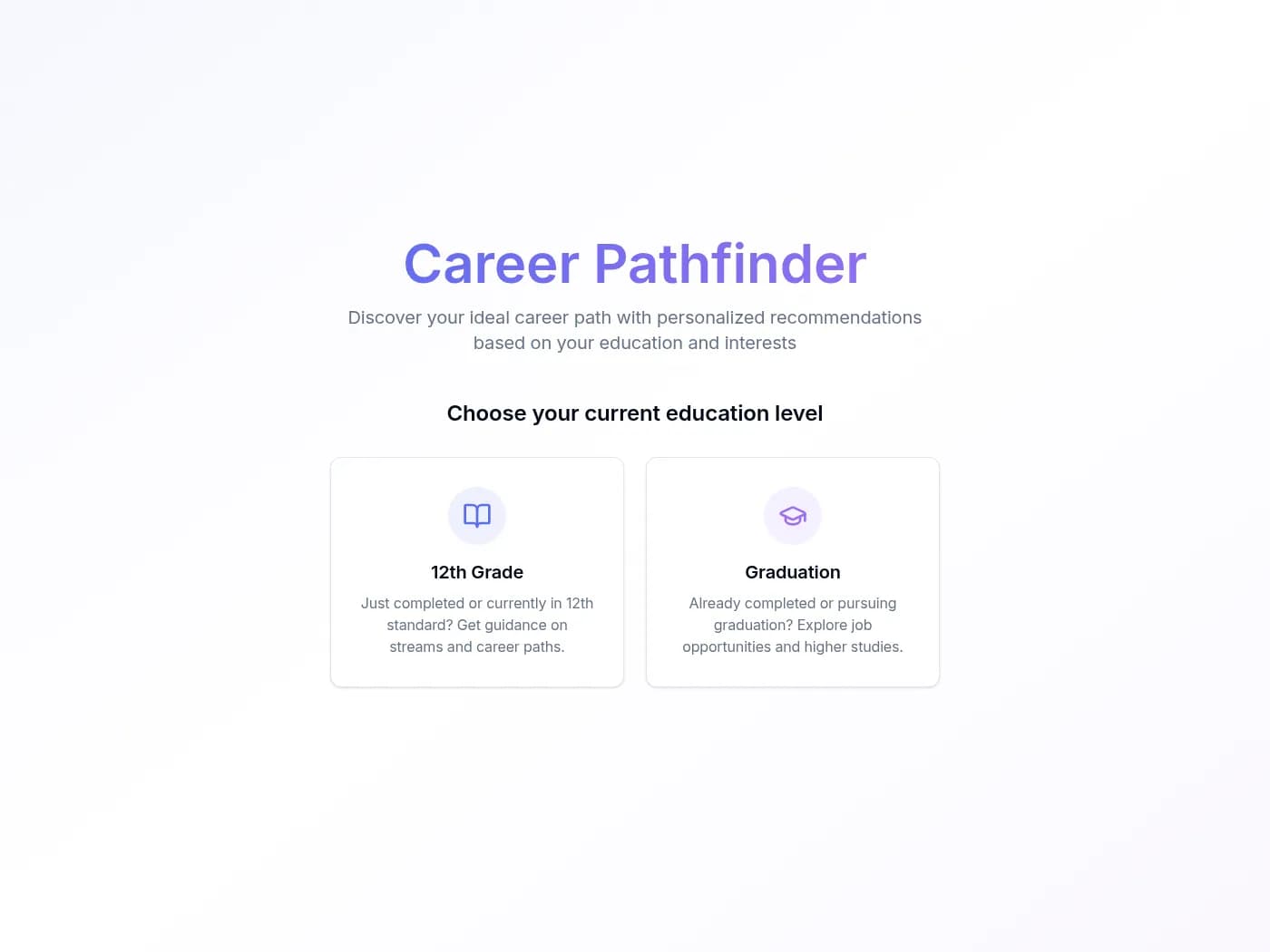 Career Pathfinder - Smart Recommendation App for Students