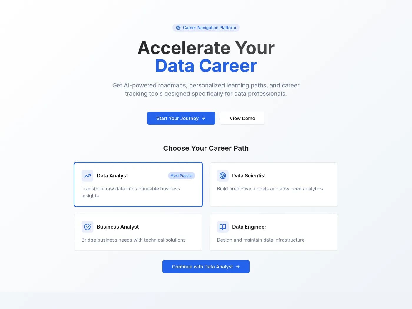 CareerOS: MVP Platform for Data Analyst Career Navigation & Growth