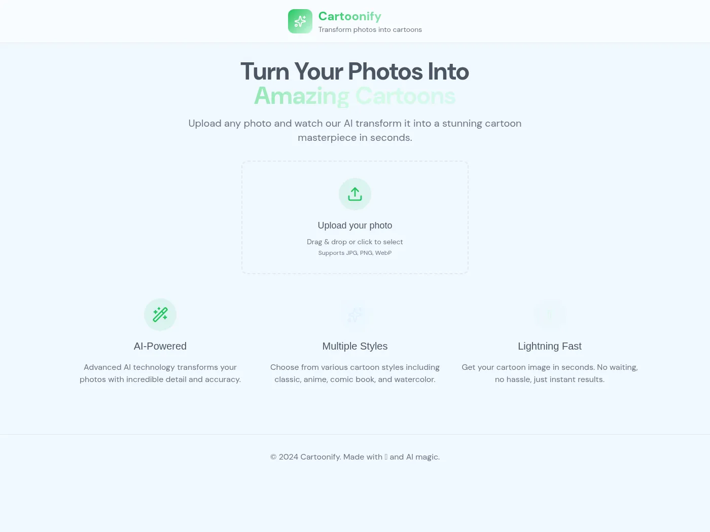 Cartoonify Image Generator