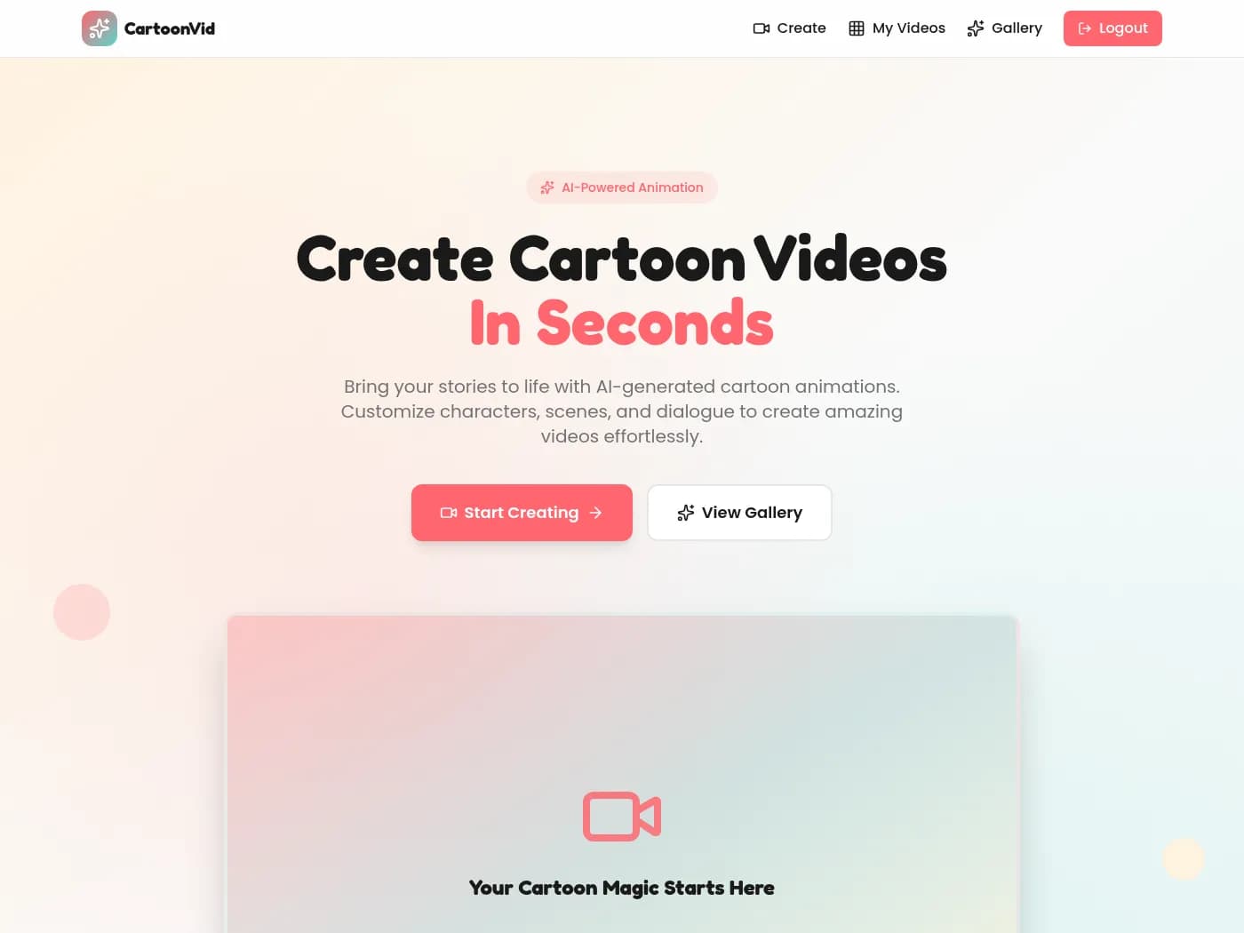 Cartoon Video Creator