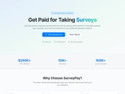 Cash-Reward Survey Platform
