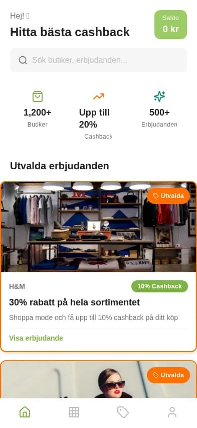 CashbackDeals SE Android App Clone