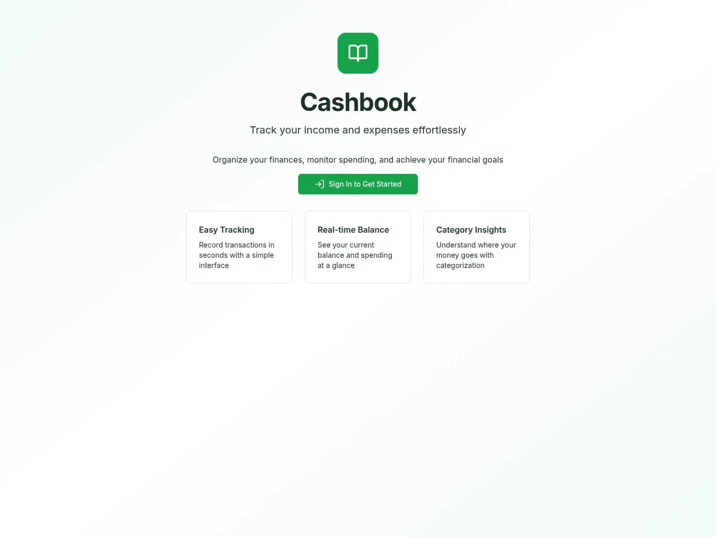 Cashbook App Clone