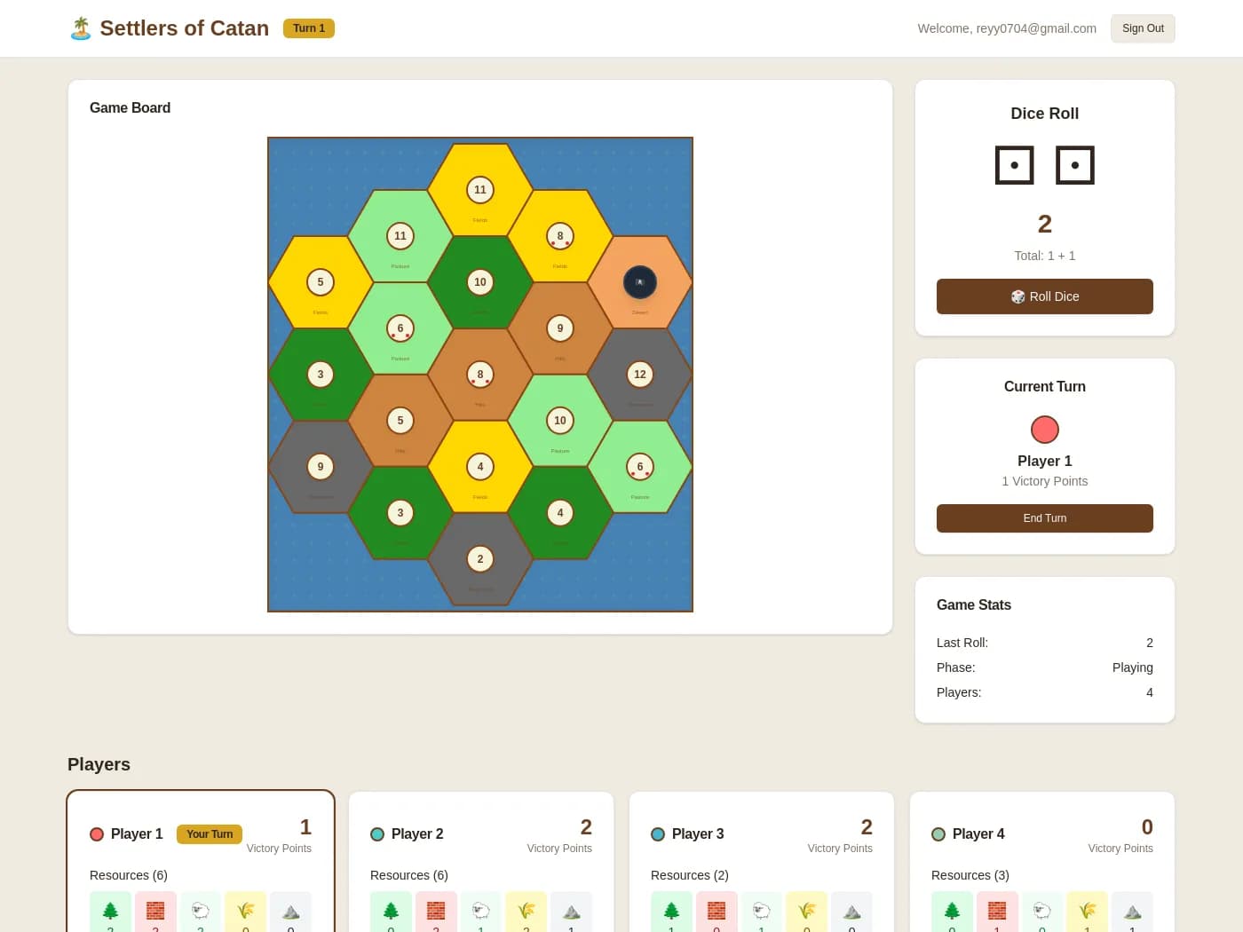 Catan Board Game