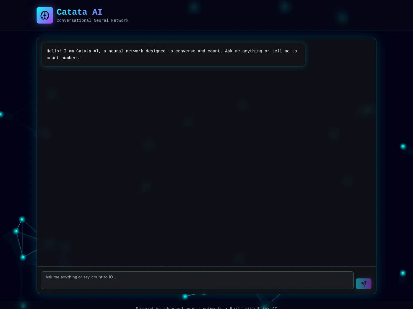 Catata AI: Conversational Neural Network