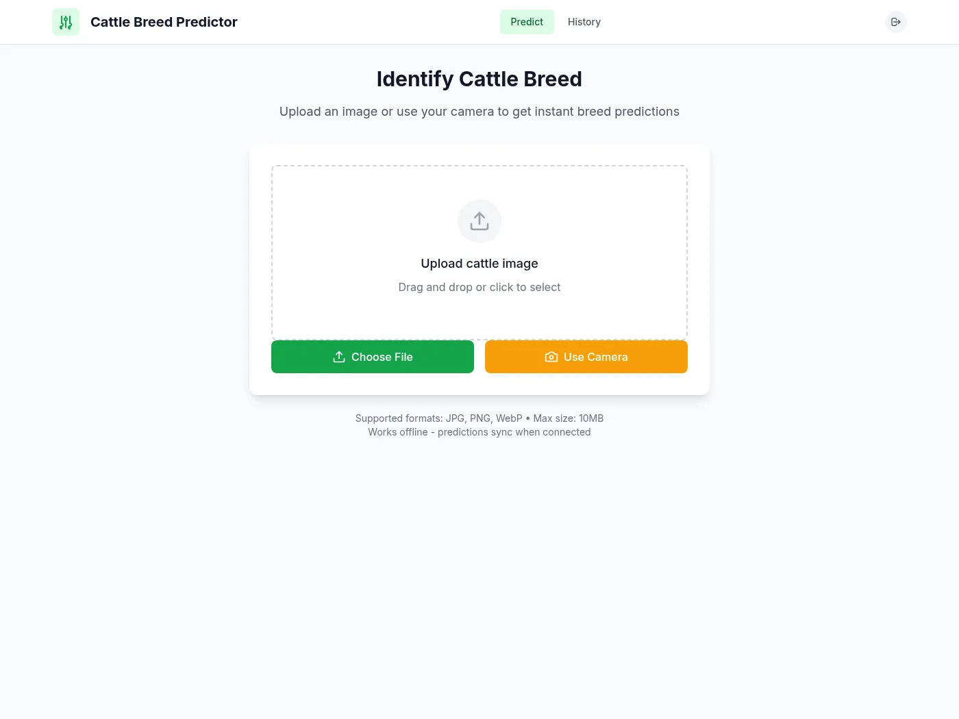 Cattle Breed Predictor: AI-Powered Breed Identification for Field Workers