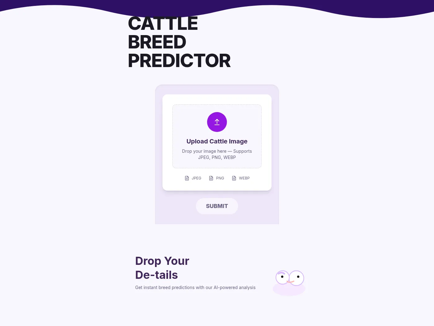Cattle Breed Predictor: Modern, Mobile-First Web App for Image Analysis