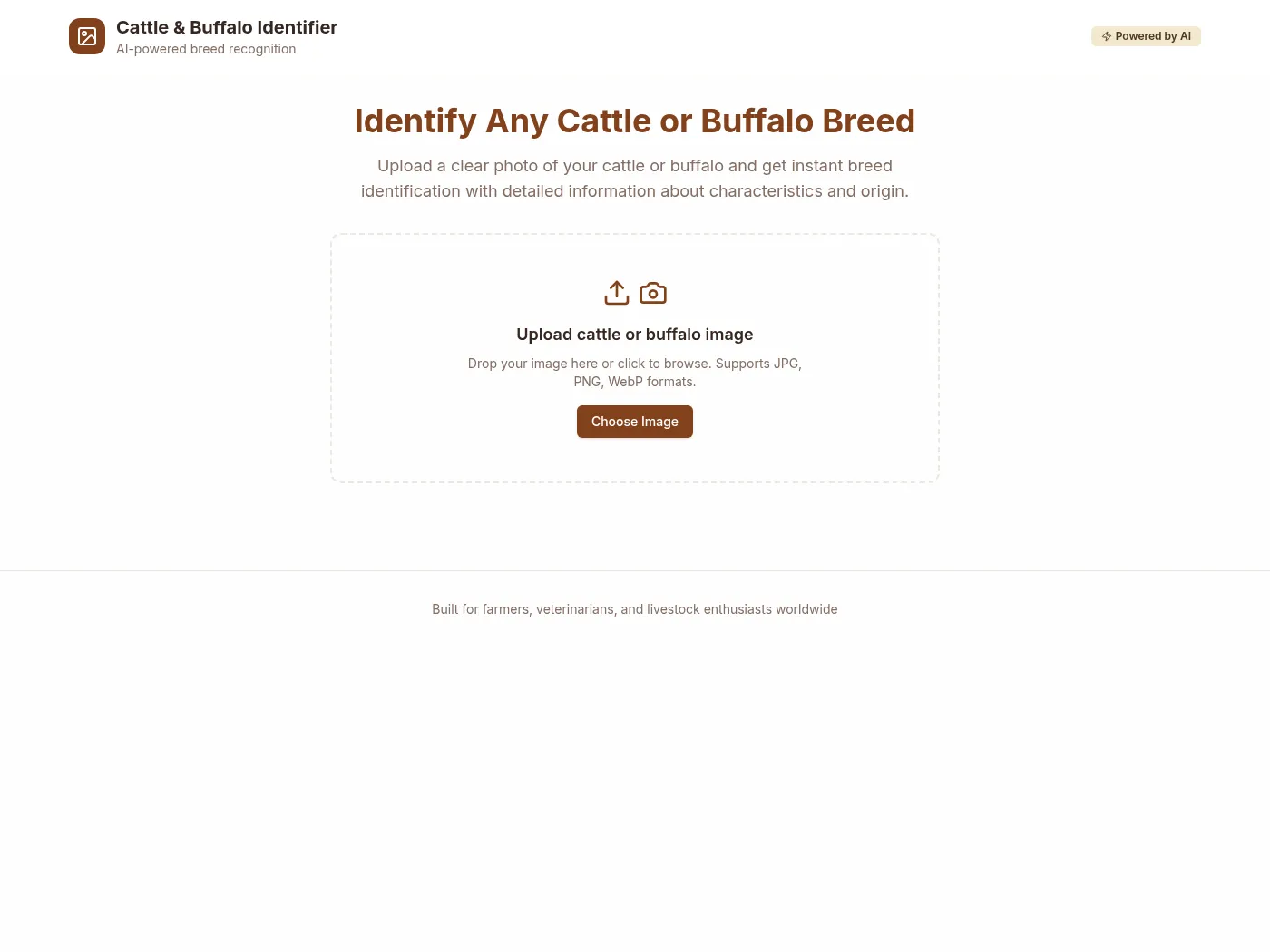 Cattle & Buffalo Breed Identifier