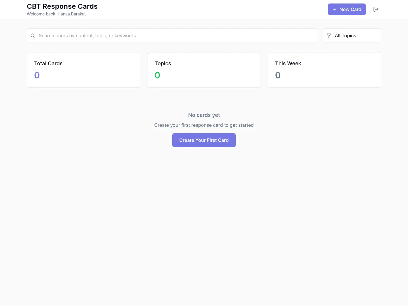 CBT Response Card Builder