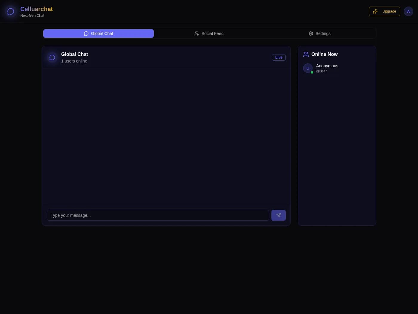 Celluarchat: Next-Gen Social Chat & Premium Experience