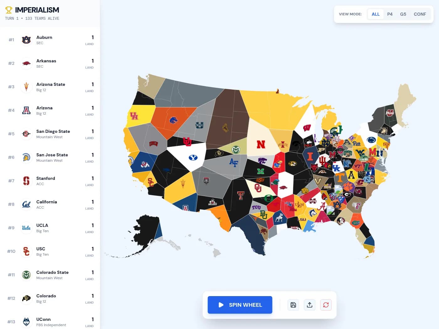 CFB Imperialism Interactive Web Application