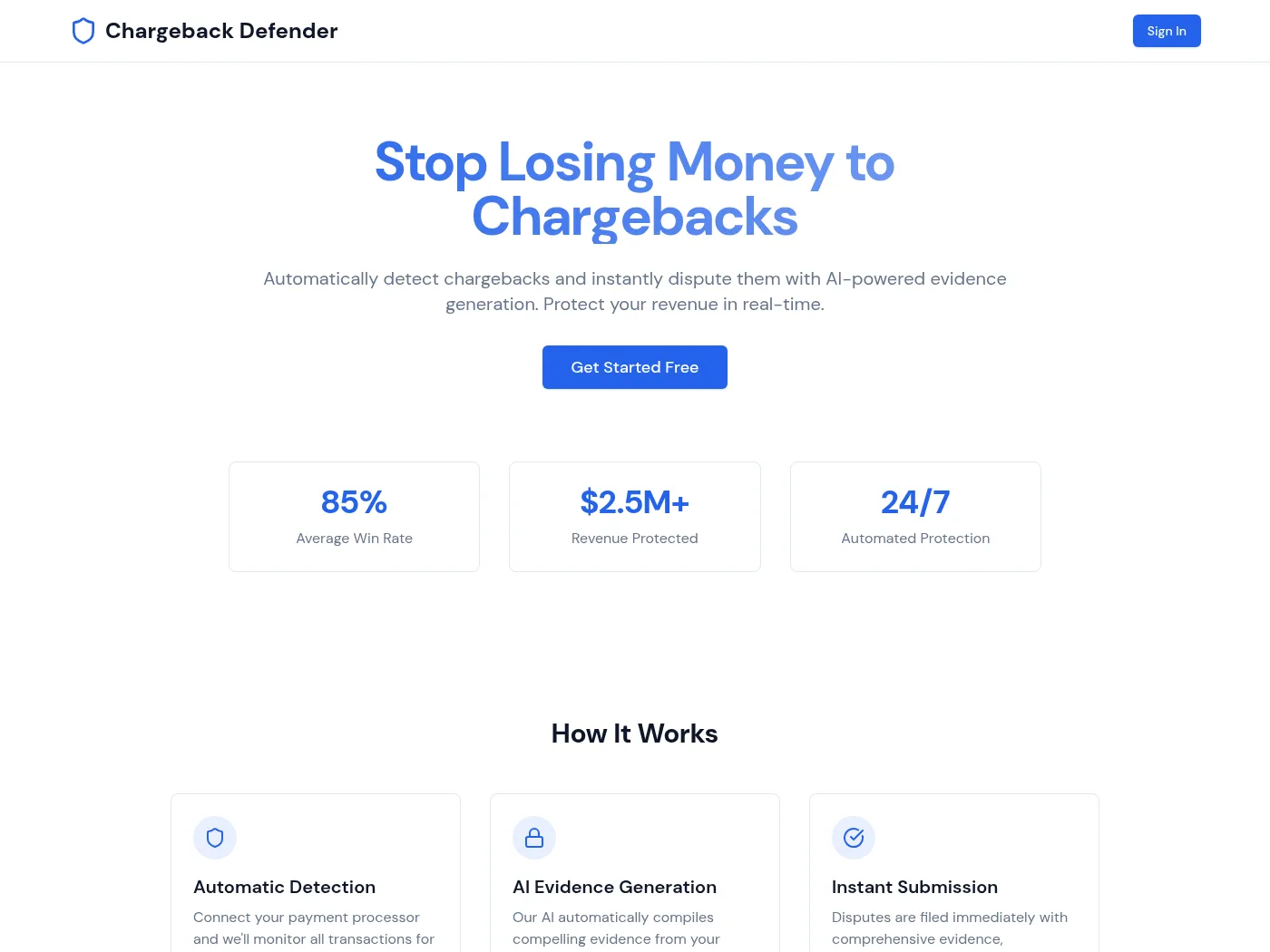 Chargeback Defender App